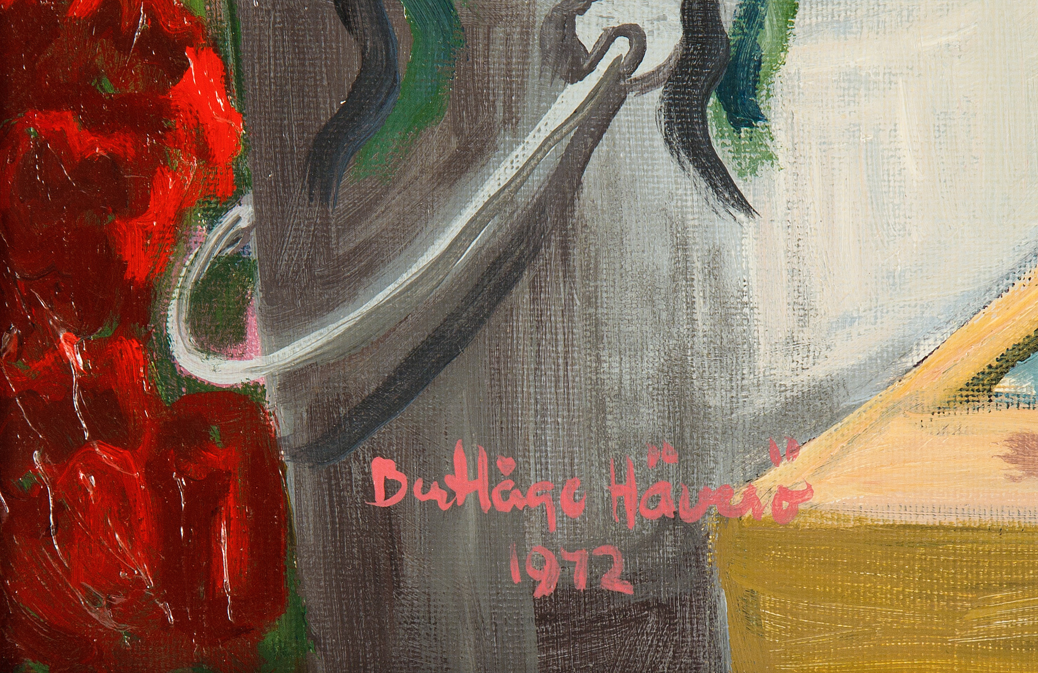 Bert Håge Häverö, oil on canvas, signed and dated 1972. - Bukowskis