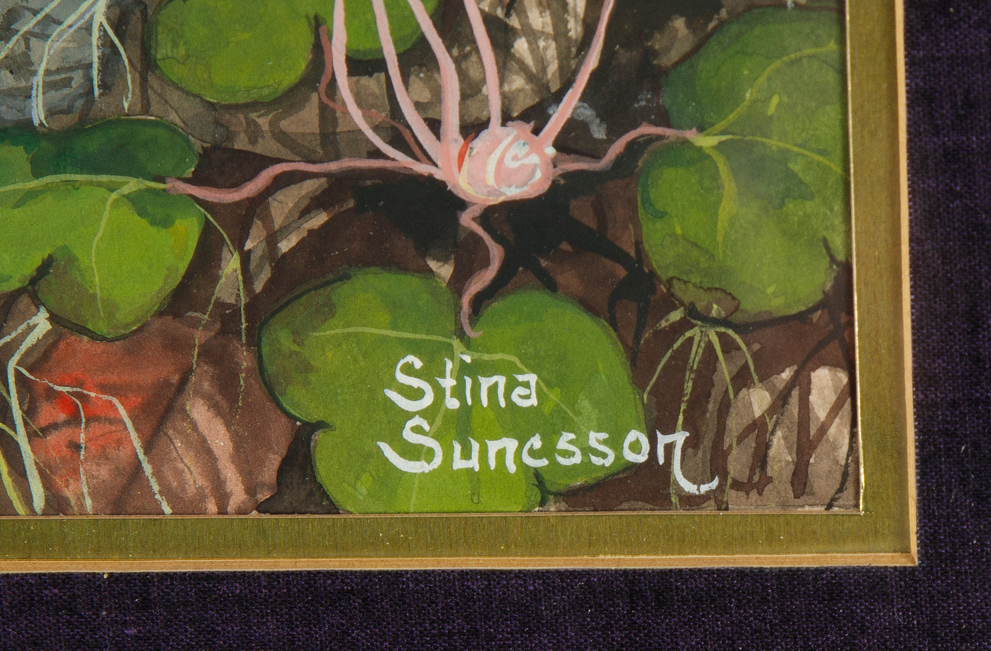 Stina Sunesson, gouache, signerad. - Bukowskis