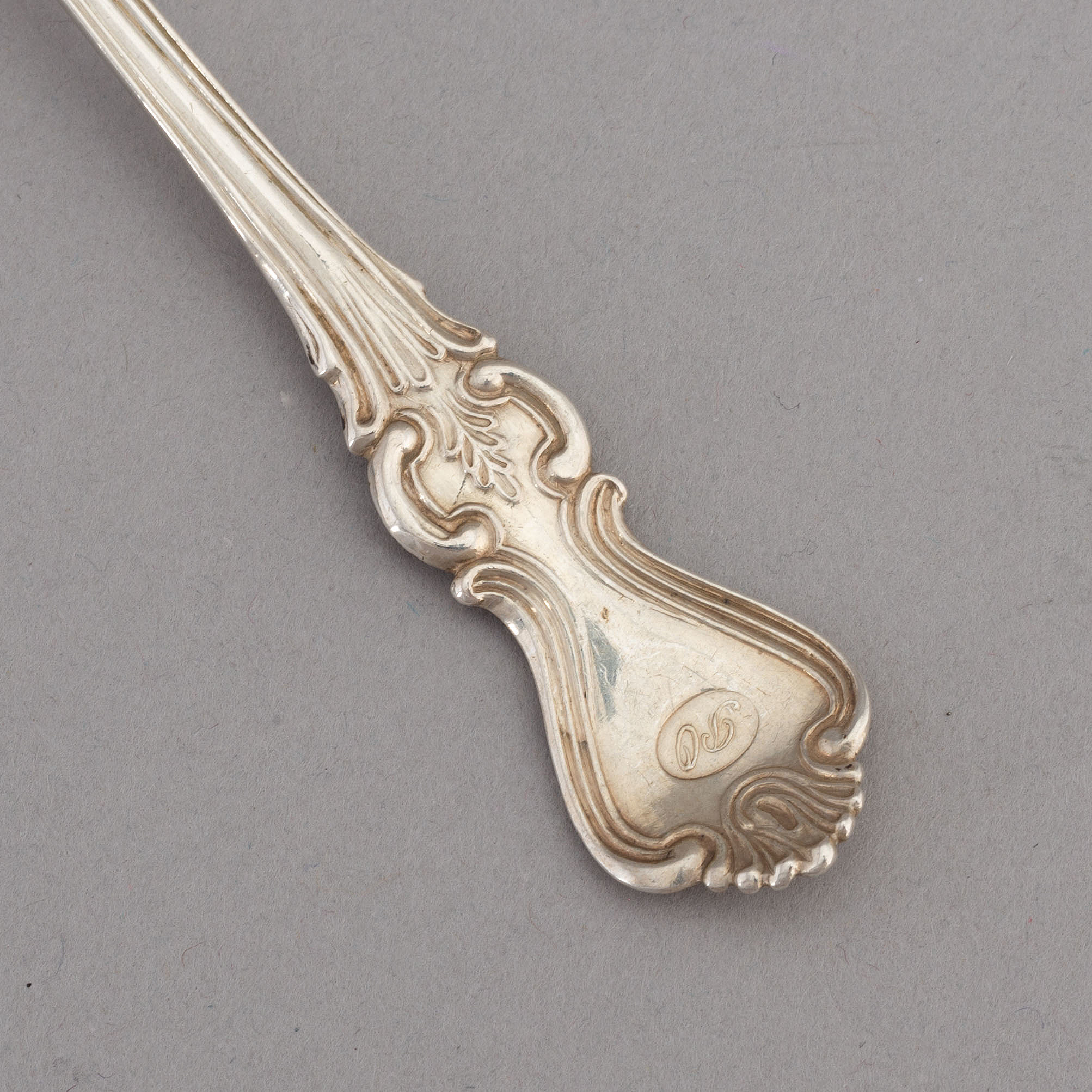 21 silver spoons and 7 teaspoons 19th Century. - Bukowskis