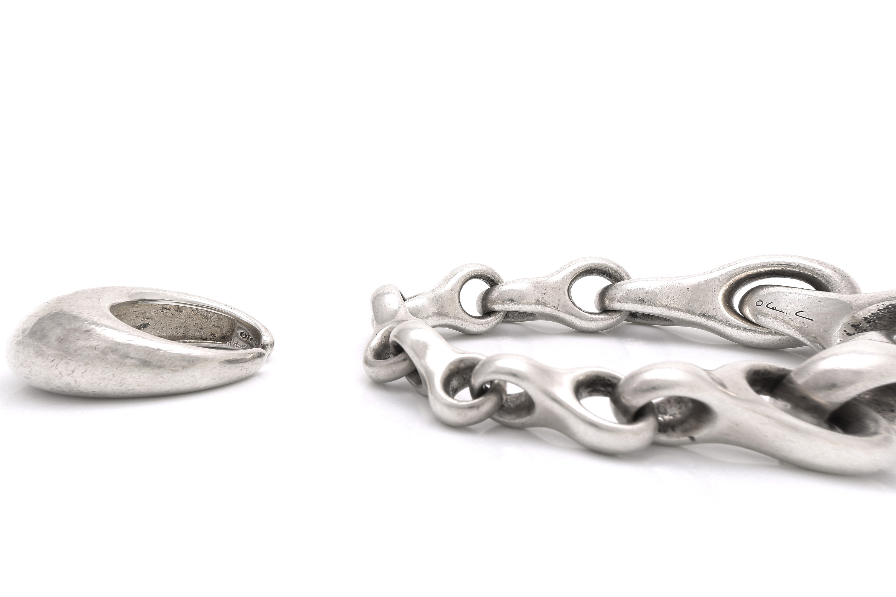 Lynggaard, armband och ring sterling silver "Giga". - Bukowskis