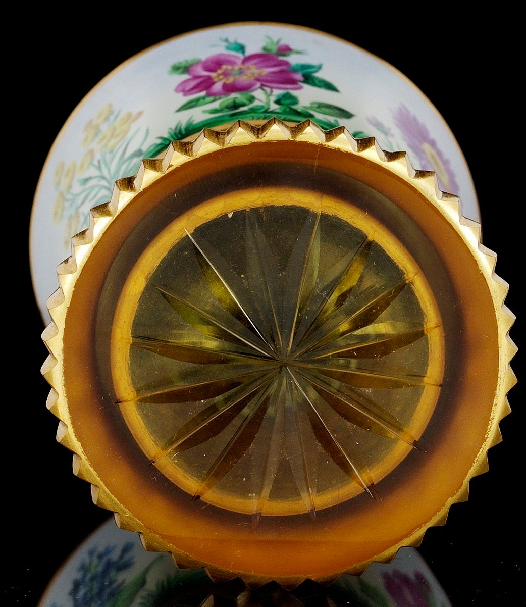 An Empire gilded and painted beaker, circa 1820-30, possibly by Anton ...