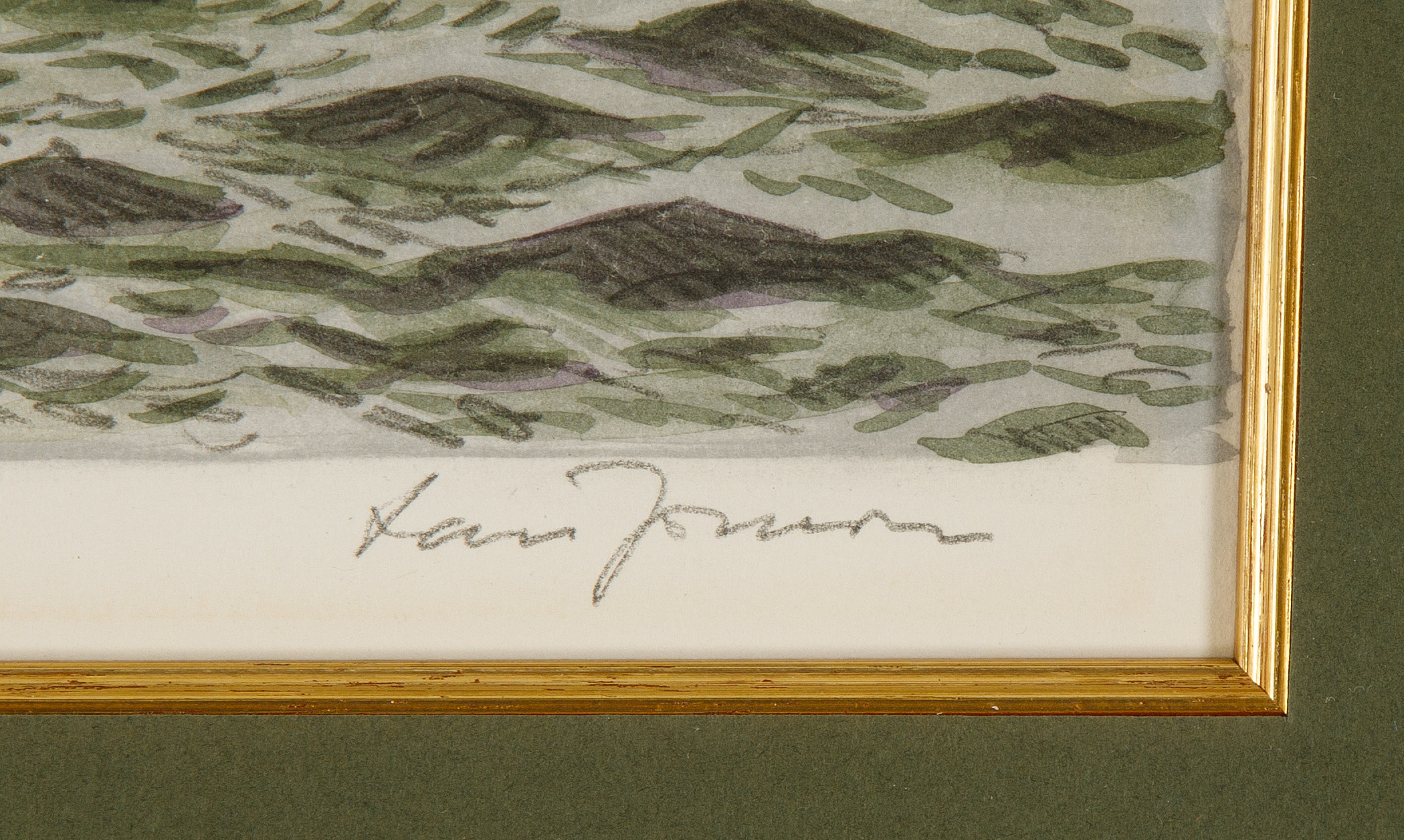 Lars Jonsson, lithograph in colours, signed 258/350. - Bukowskis