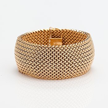 An 18K gold bracelet. Italy. - Bukowskis