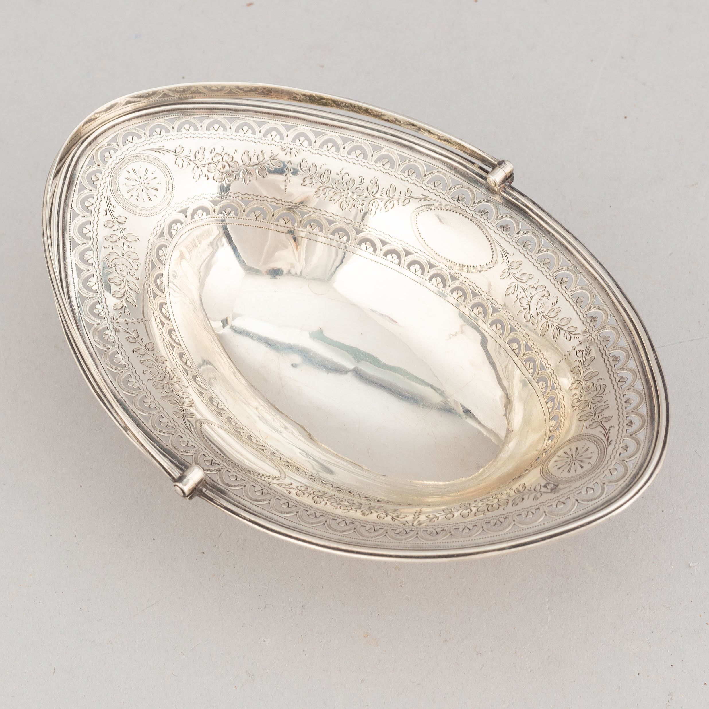 An Georgian Silver Sweetmeat Basket, mark of Hester Bateman, London ...