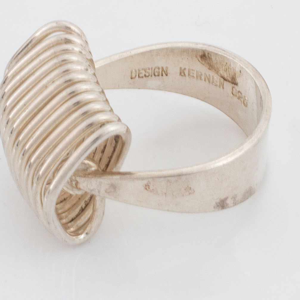 Seven silver rings. - Bukowskis