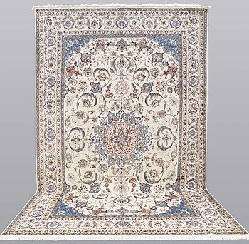 Matta, Nain Part Silk, sk 9 LAA, 412 x 244 cm. - Bukowskis