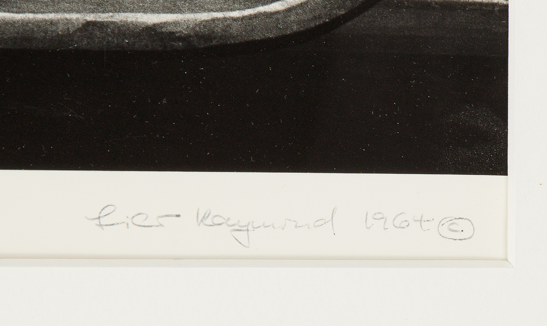 Lilo Raymond, gelatinsilverfotografi, signerat och daterad 1964 ...