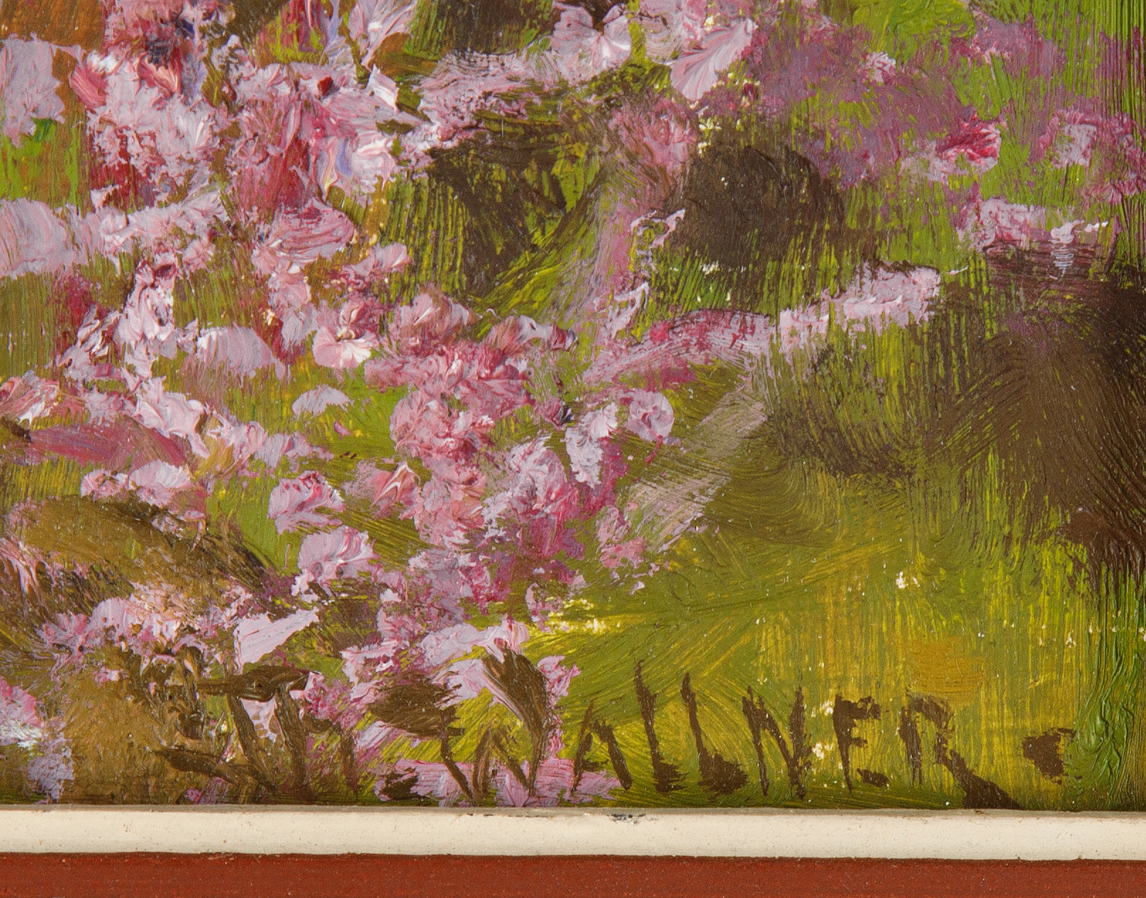 Thure Wallner, olja på pannå, signerad. - Bukowskis