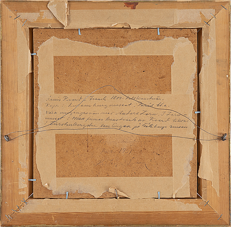 Louis Picard, oil on canvas/panel, signed. - Bukowskis