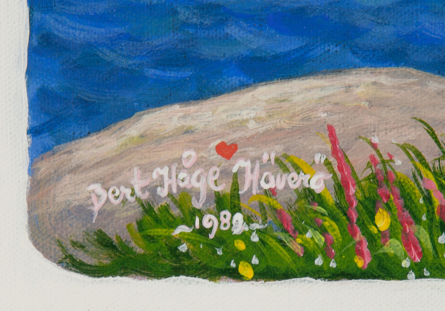 Bert Håge Häverö, oil on canvas, signed and dated 1989. - Bukowskis
