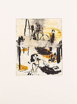 Helene Billgren, färgetsning, signerad och numrerad 27/250. - Bukowskis