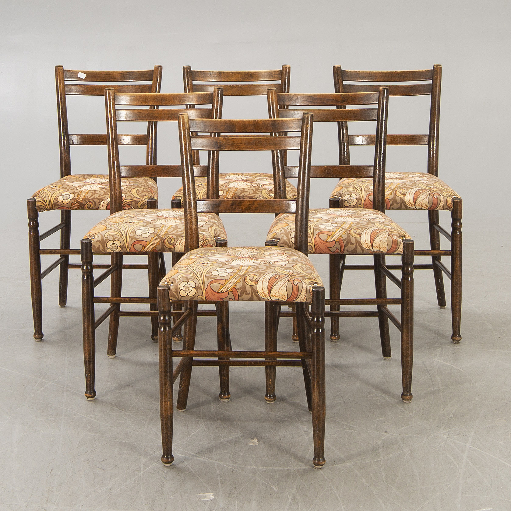 A set of six early 1900s chairs. - Bukowskis