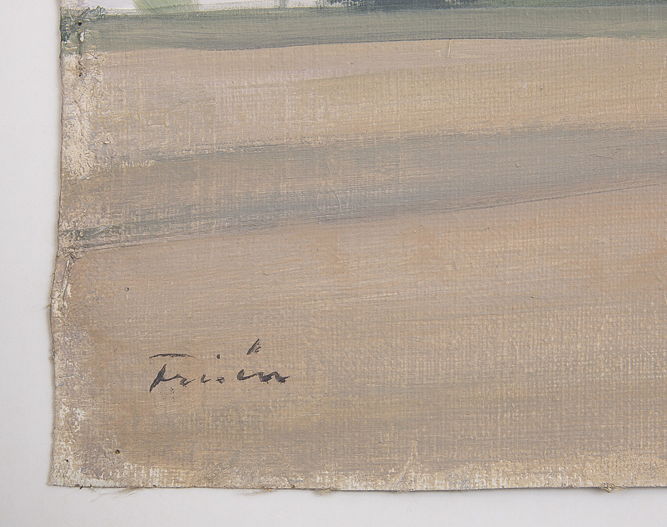 Vera Frisén, olja på duk, signerad. - Bukowskis