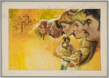 Gerd Miller, gouache, signerad Gerd Miller. - Bukowskis