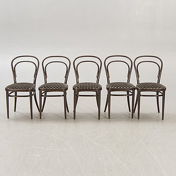 Stolar 5 st möjligen Thonet 1900-talets andra hälft. - Bukowskis