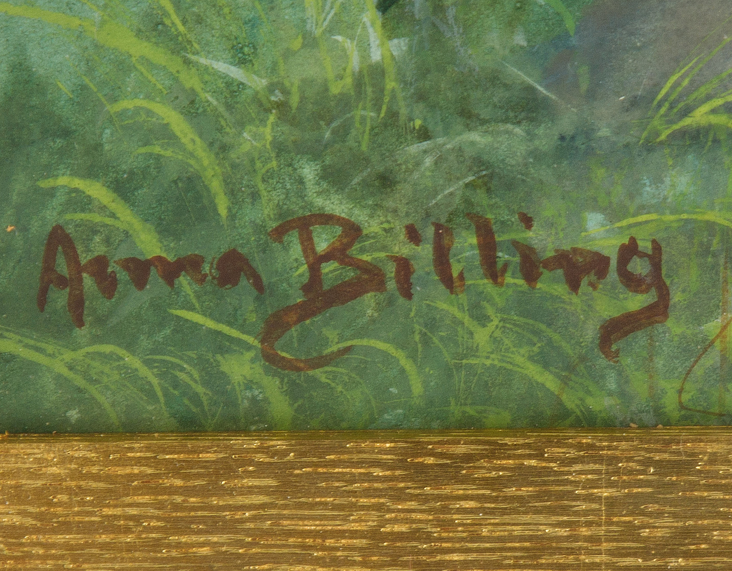 Anna Billing, watercolour, signerad. - Bukowskis