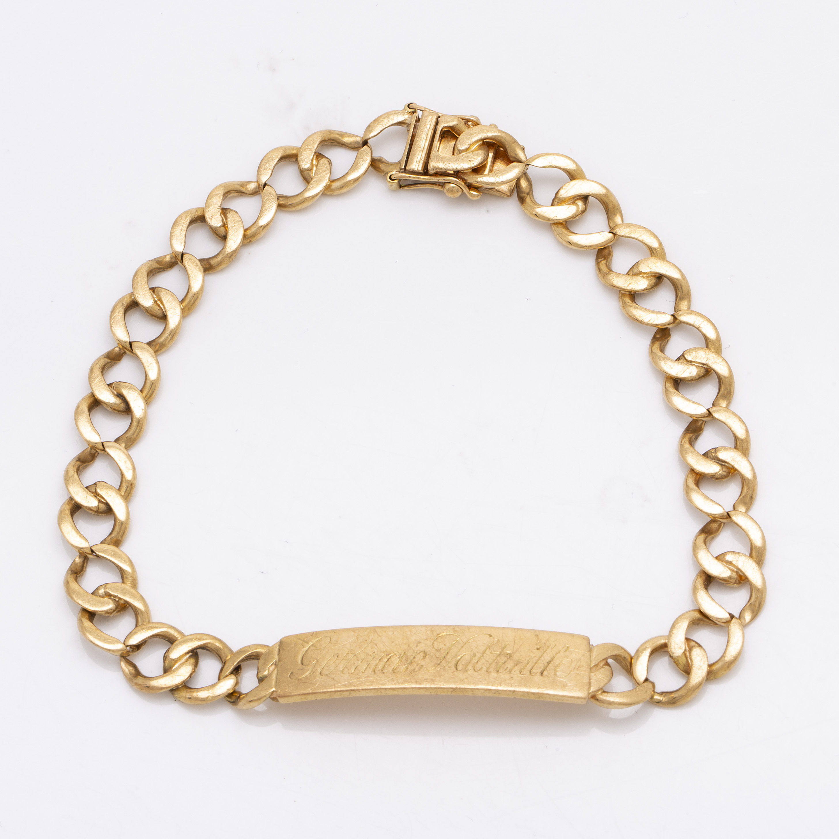 Guldarmband 18K, 24,8 g, ca 21 x 0,8 cm. - Bukowskis