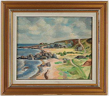 Victor Axelson, oil on panel, signed and dated -29. - Bukowskis