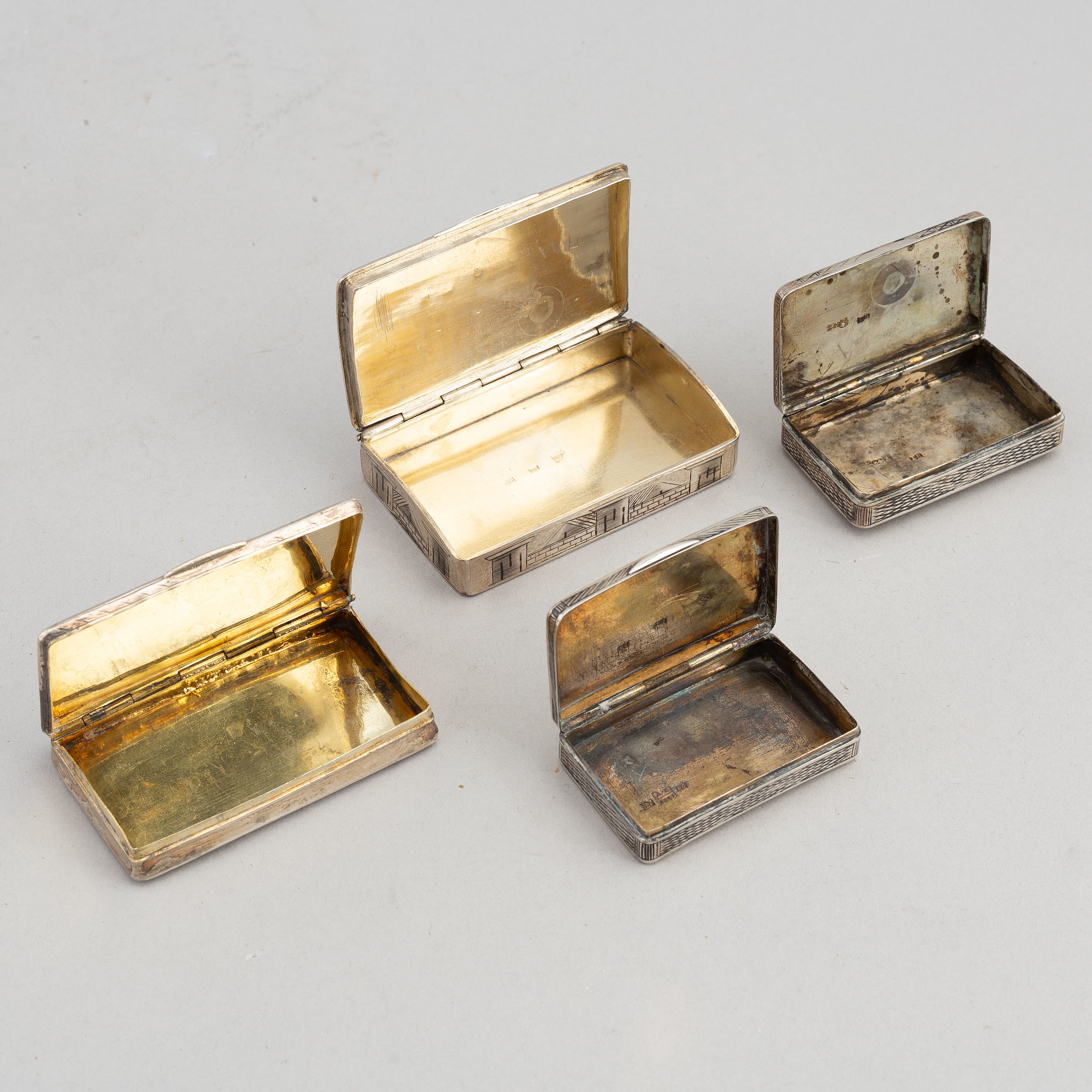 Dosor, 3 st, silver, Ryssland, 1800-tal. - Bukowskis