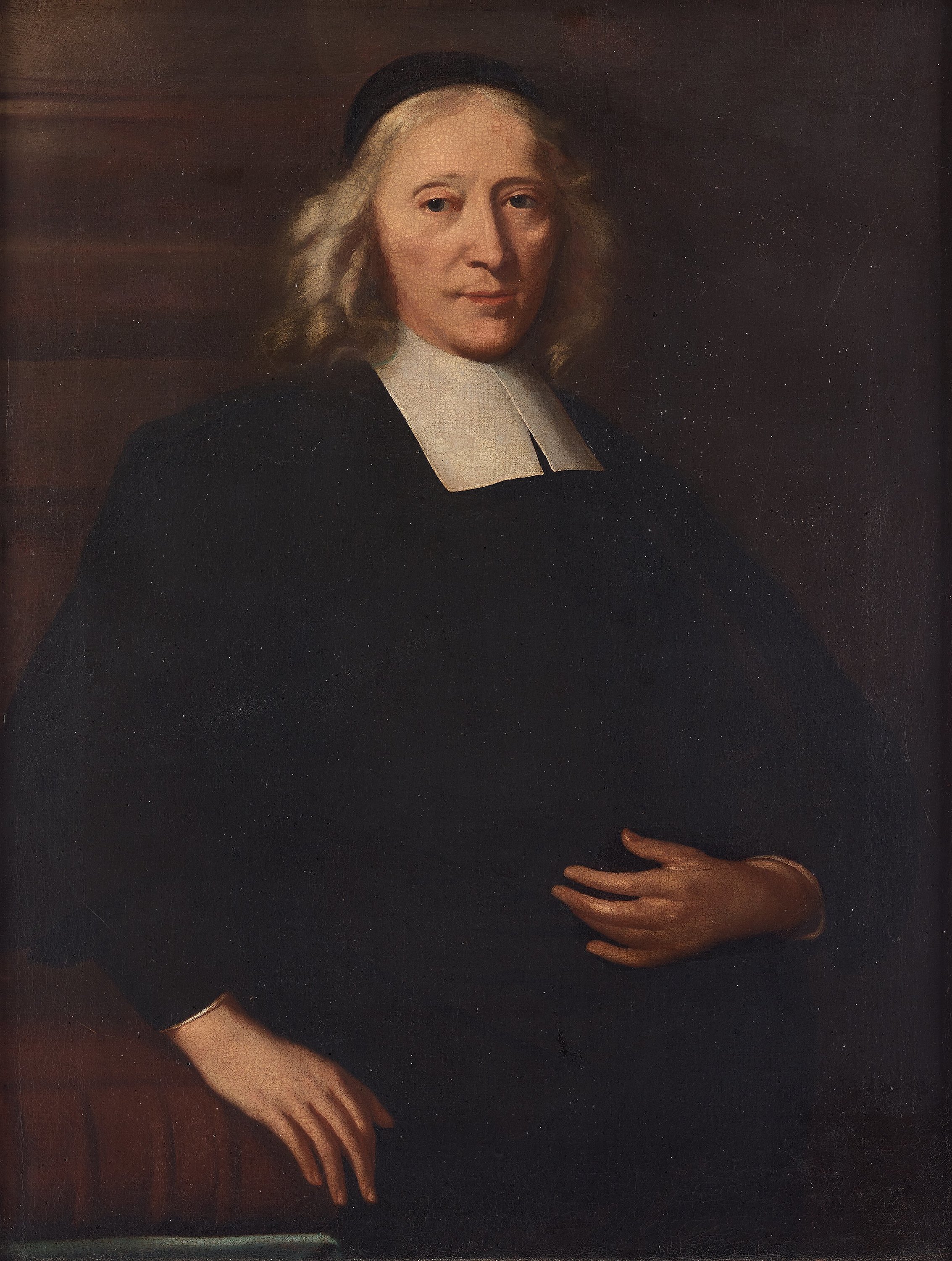 Porträtt av en präst, midjebild. - Bukowskis