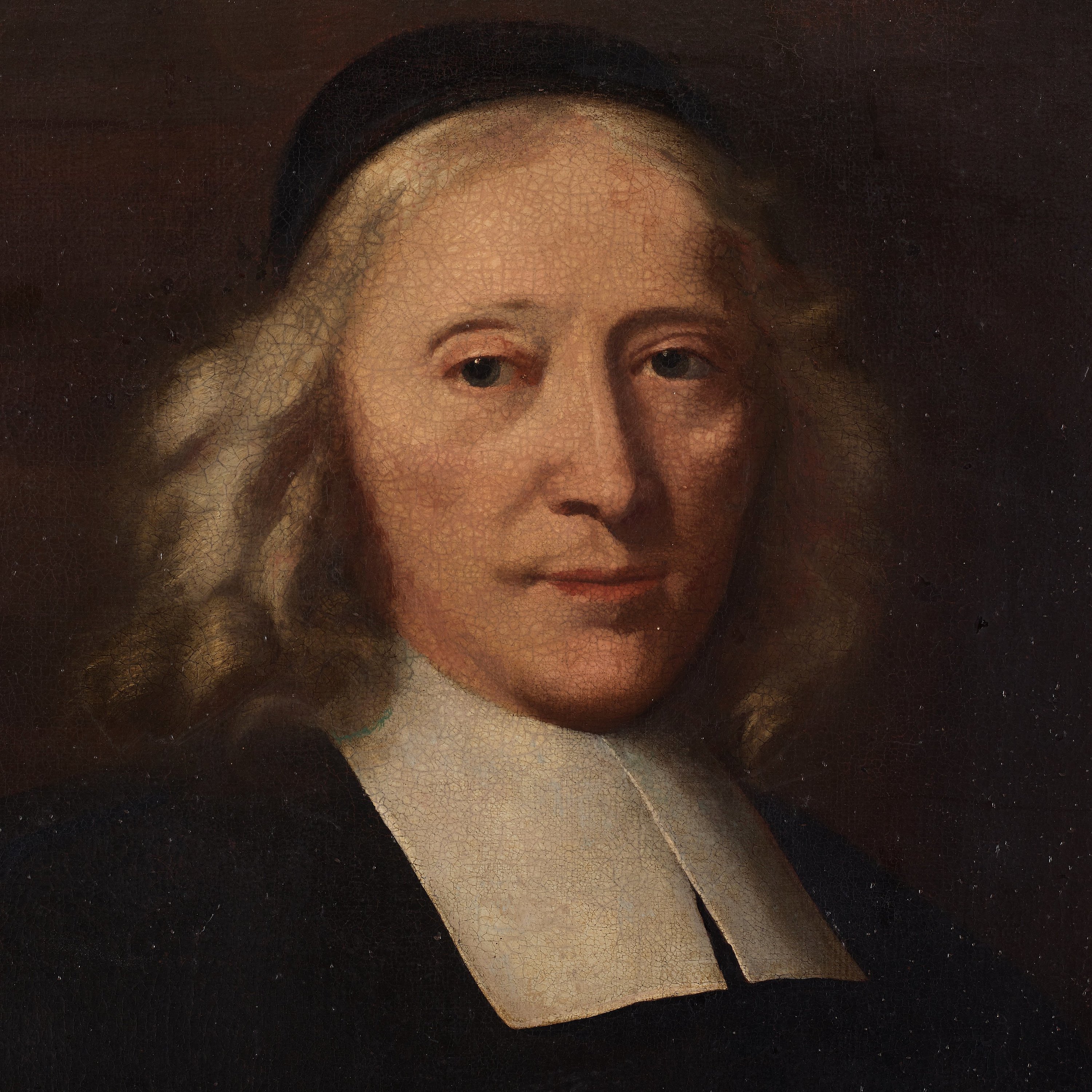 Porträtt av en präst, midjebild. - Bukowskis