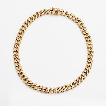 A 14K gold necklace. Kari Rosti, Helsinki 2000. - Bukowskis