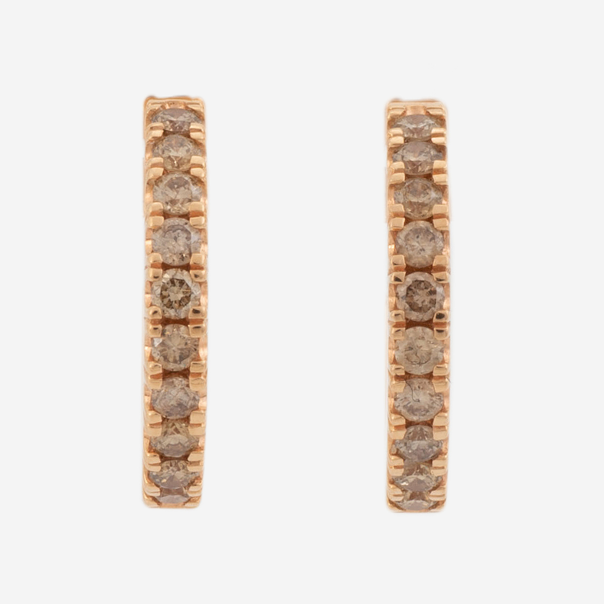 Brilliant cut diamond earrings. - Bukowskis