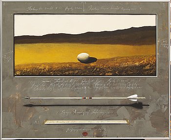 Jörgen Waring, oil on cardboard signed and dated -82. - Bukowskis