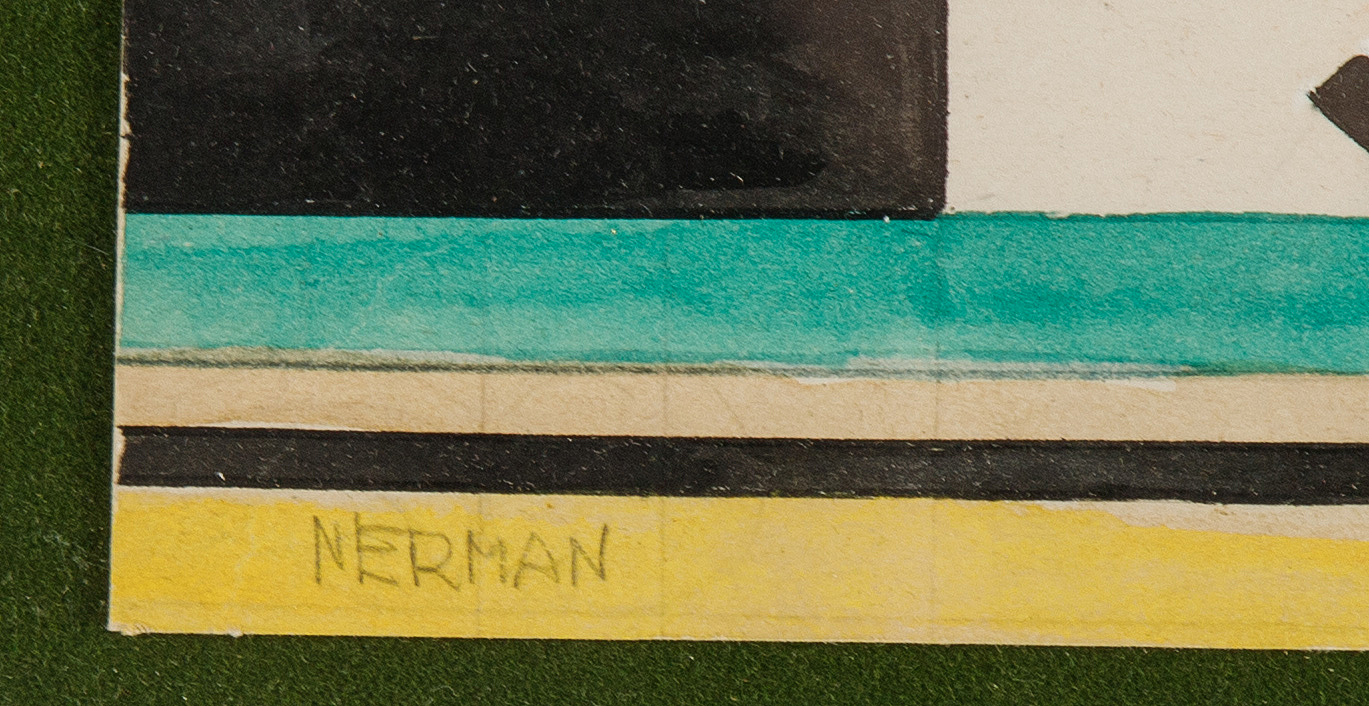 Einar Nerman, watercolour and gouache, signed. - Bukowskis