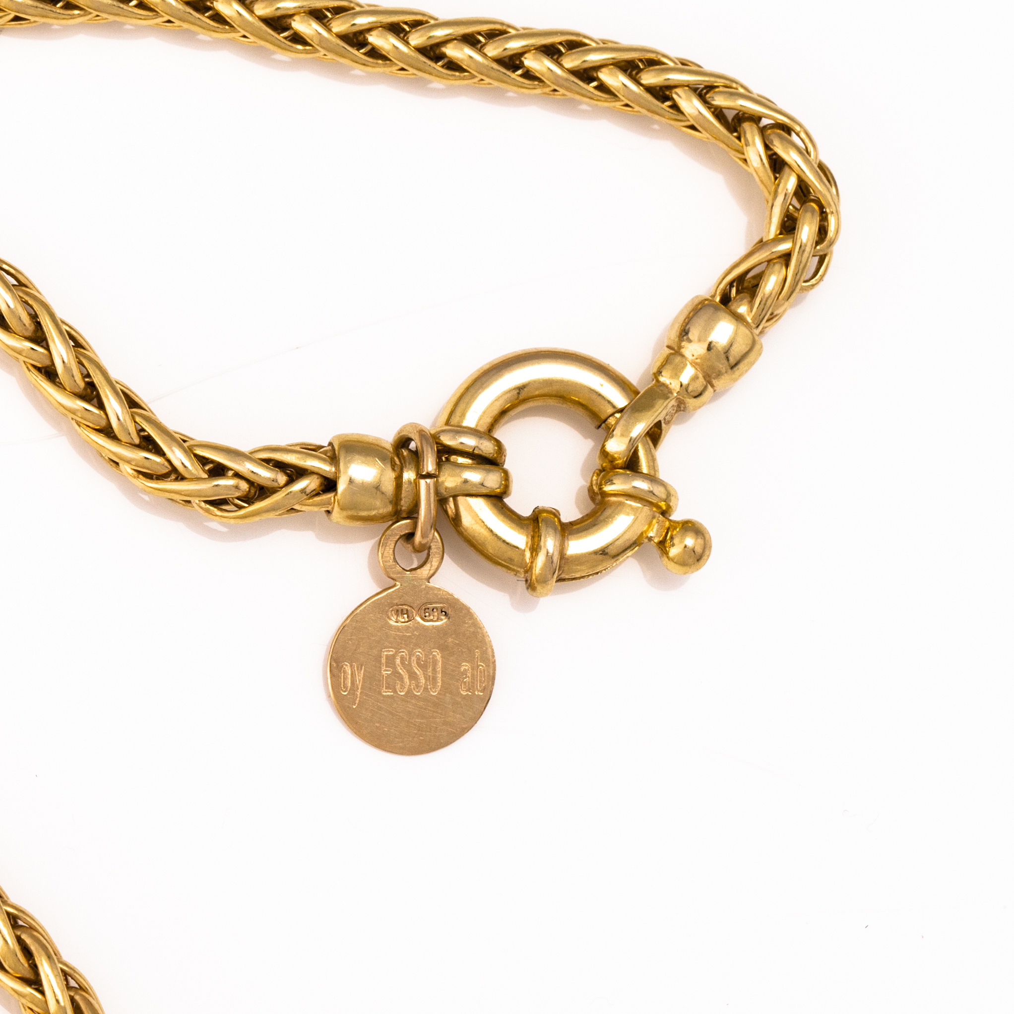 Armband och halsband, 14K guld. - Bukowskis