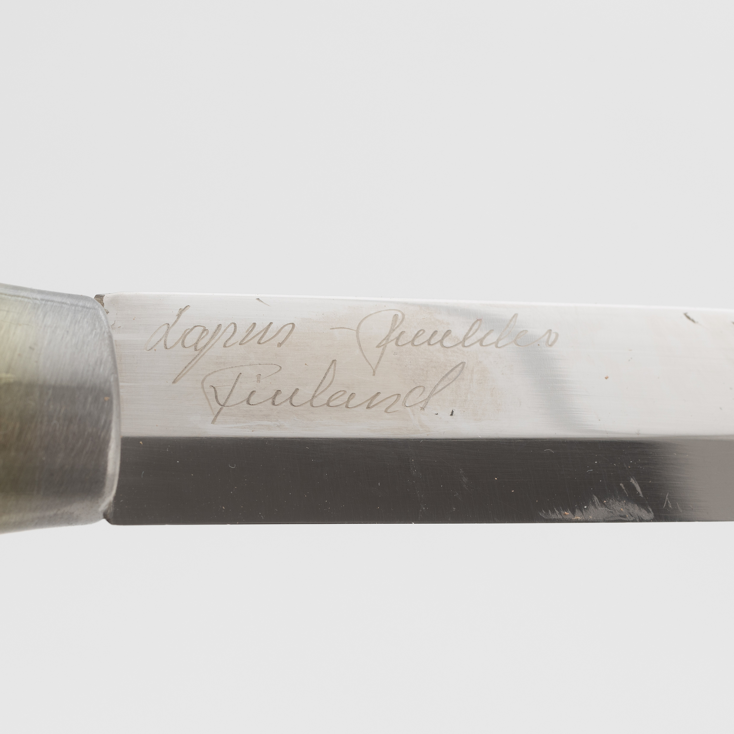 Two sami knives by Sven Erik lampinen and Stefan Karlsson, a Tele ...