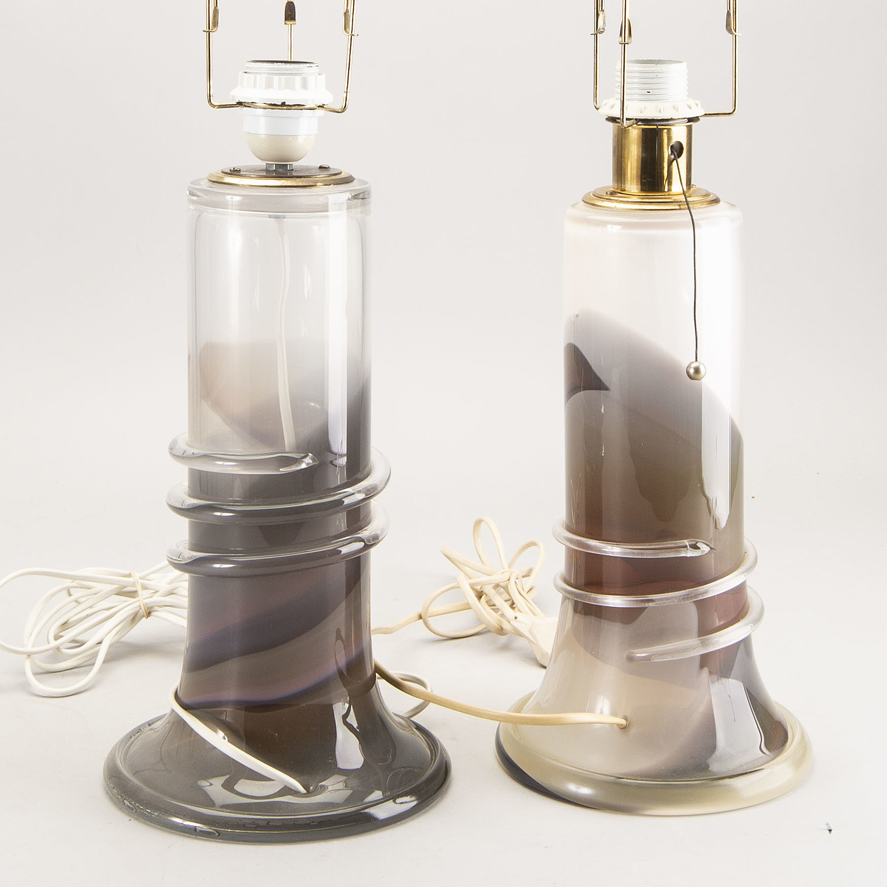 Hanne Dreutler, table lamps, 2 pcs, glass, Ateljé Lyktan / Studio Åhus ...