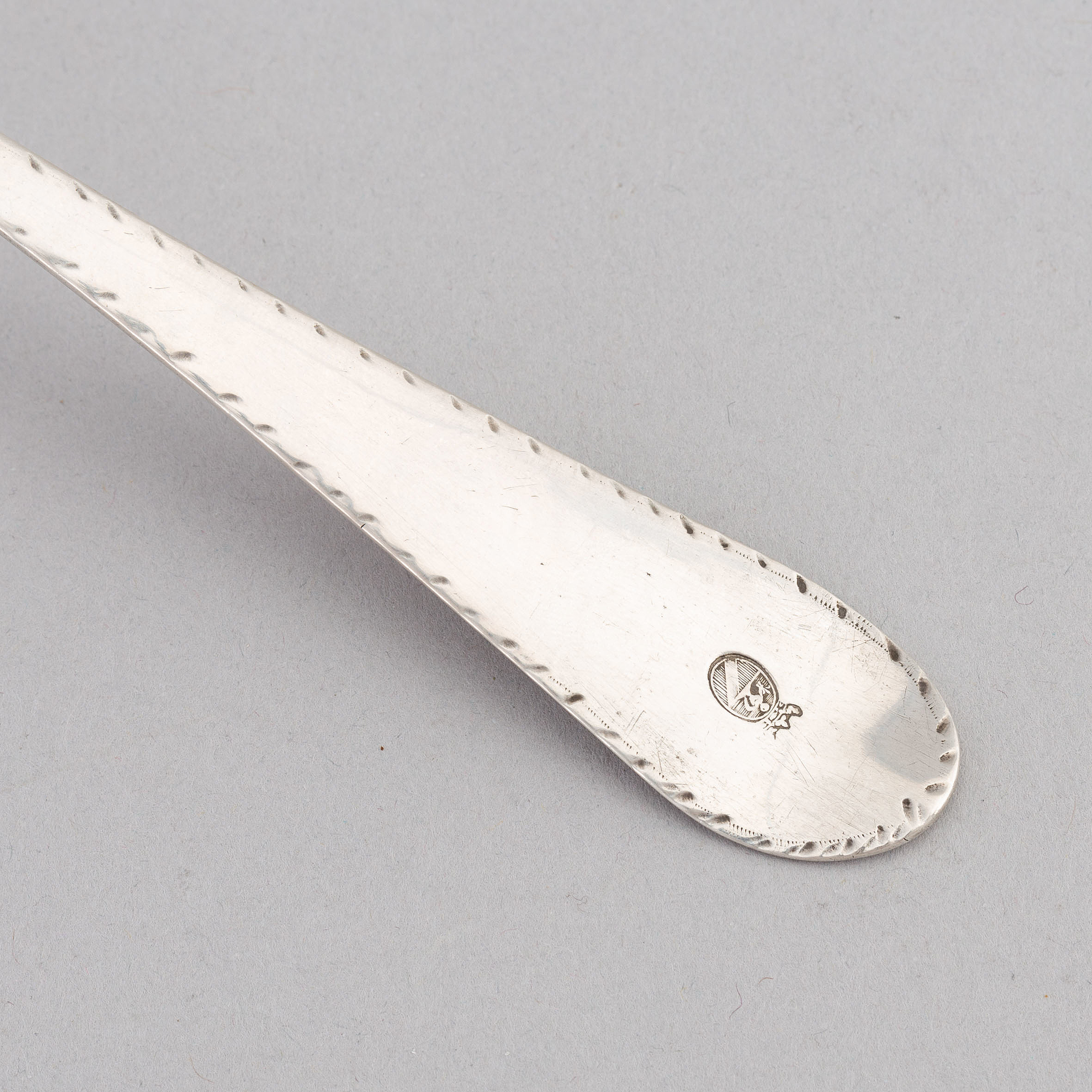A Swedish Silver Sprinkle Spoon, mark of Johan Malmstedt, Göteborg 1791 ...