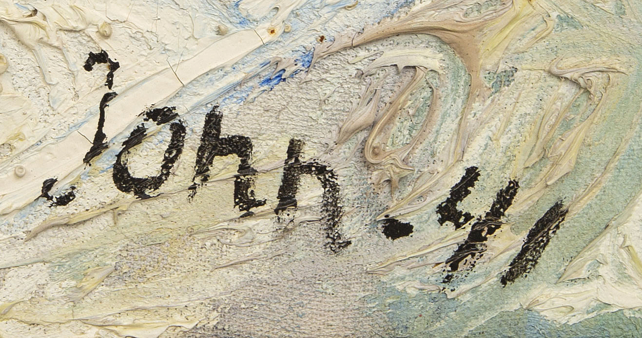 Gunnar Jonn, a signed and dated oil on canvas. - Bukowskis