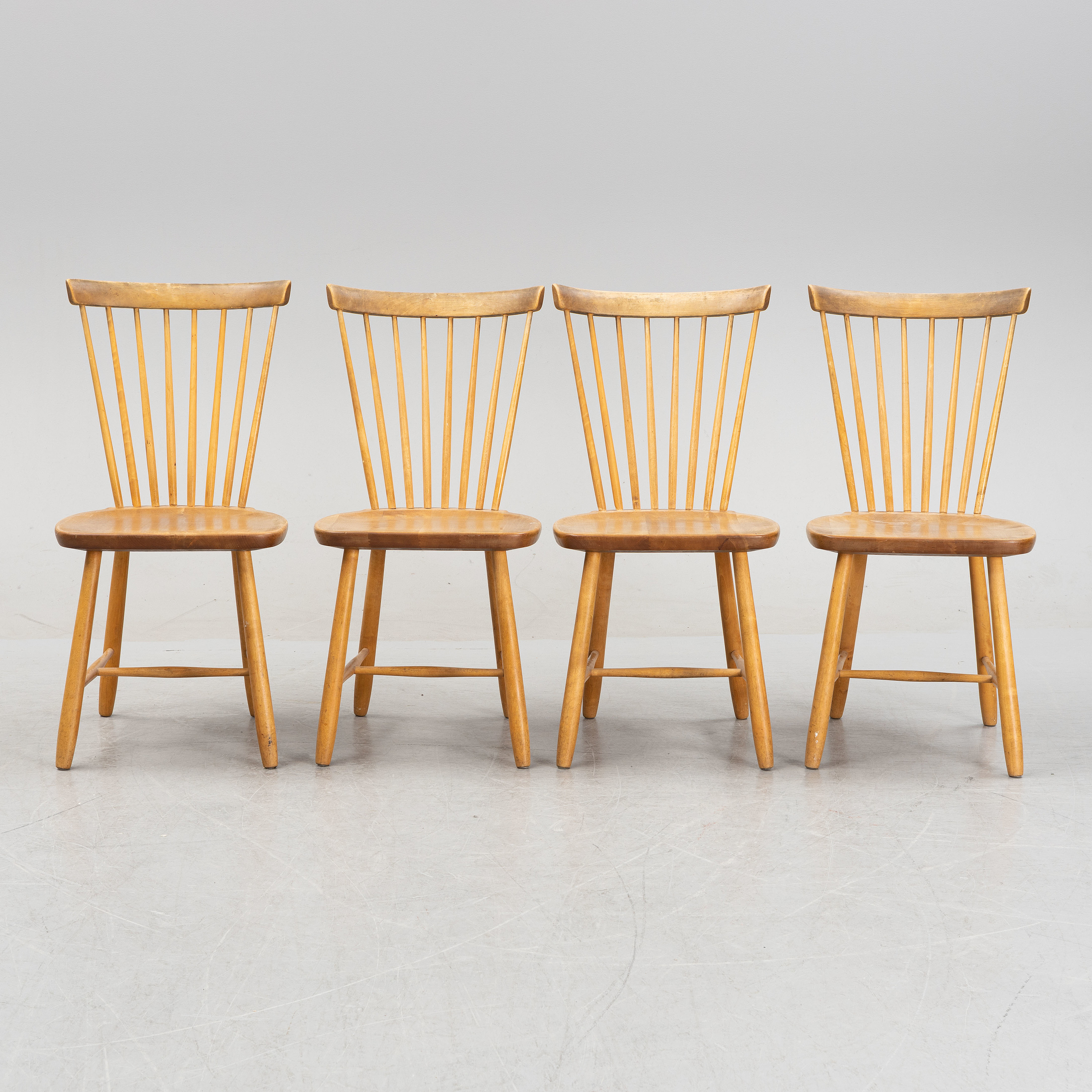 Carl Malmsten, stolar 4 st, "Lilla Åland", 1900-talets andra hälft ...