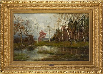 Adolf Hirsch, olja på duk, signerad. - Bukowskis