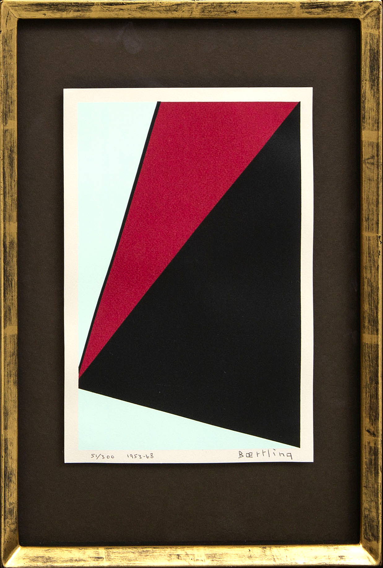 Olle Baertling, a signed, dated and numbered color serigraph. - Bukowskis