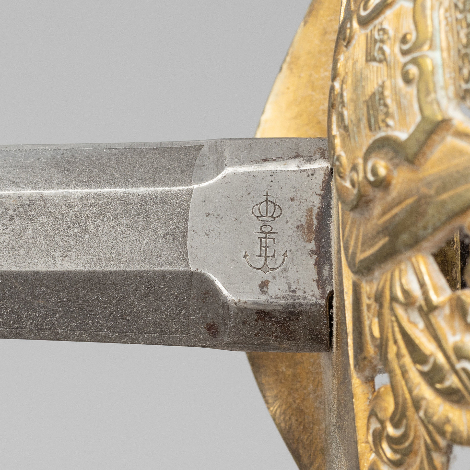 A Swedish officer's sword with scabbard, second half of the 19th ...
