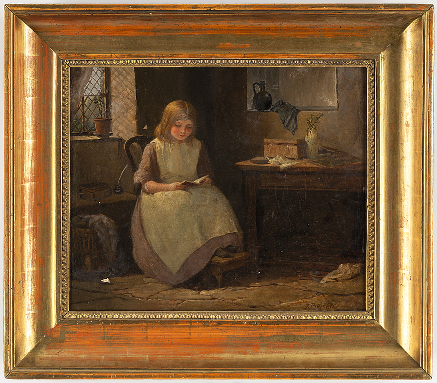 Johannes Raphael Wehle, olja på duk, signerad. - Bukowskis