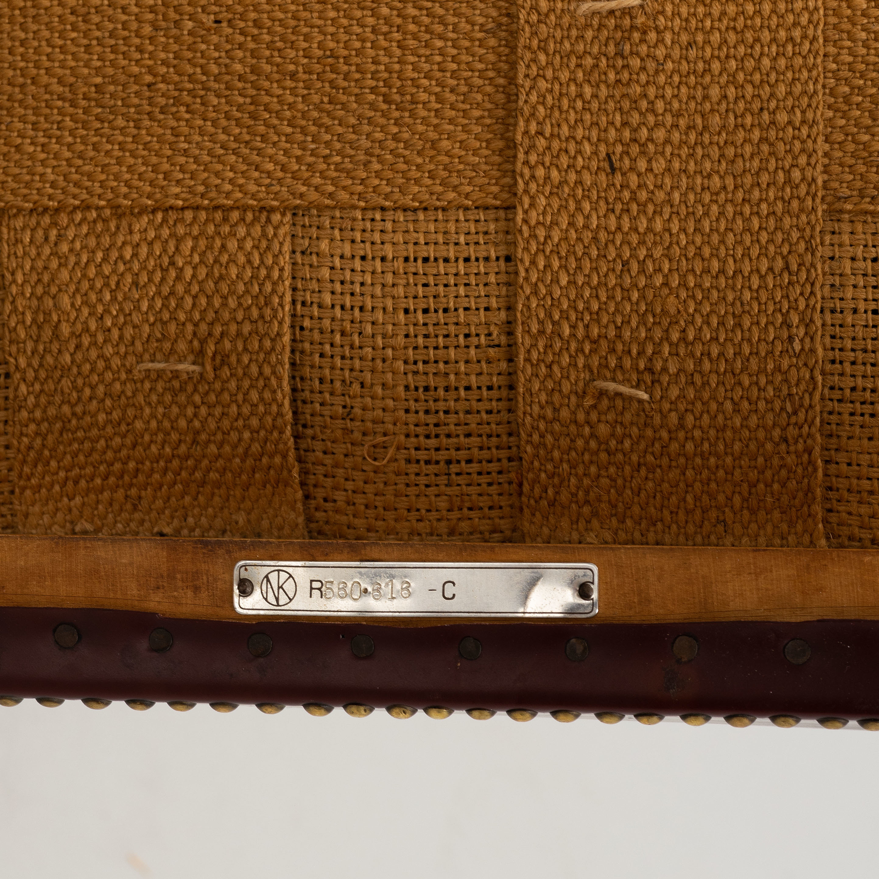 An oak foot stool, Nordiska Kompaniet, mid 20th century. - Bukowskis