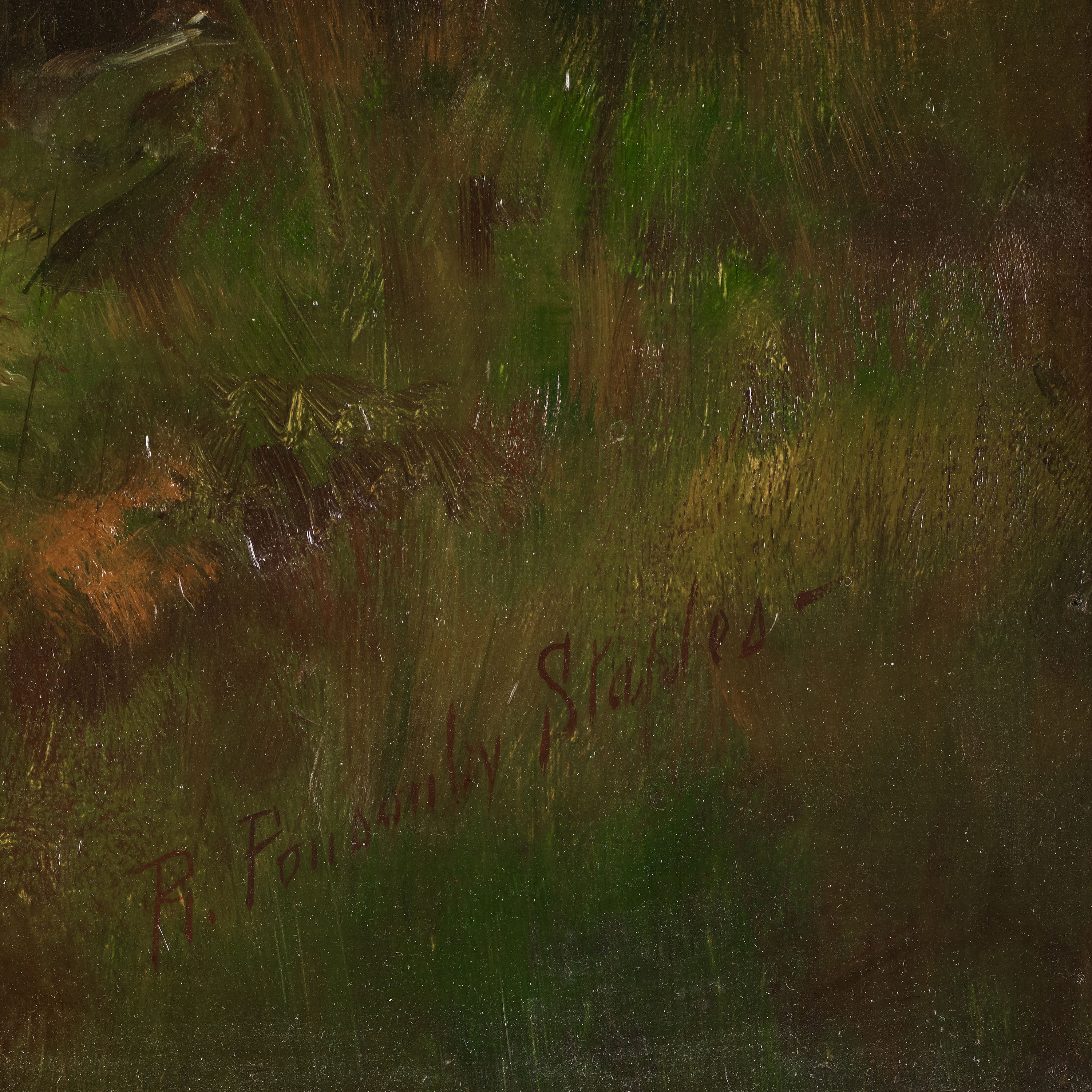 Sir Robert Ponsonby Staples, canvas, signed R. Pnsonby Staples. - Bukowskis