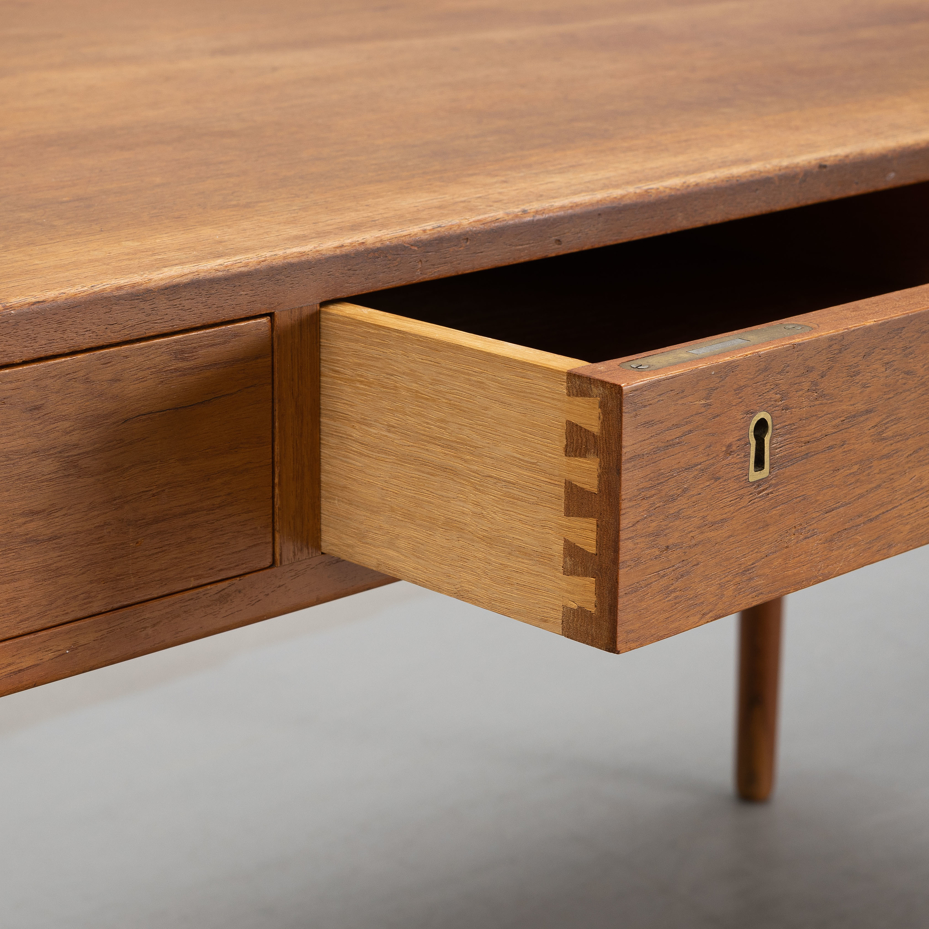Nanna Ditzel, a teak desk by Søren Willadsen, Denmark 1960's. - Bukowskis