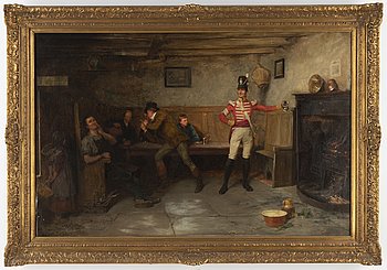 Fred Roe, oil on canvas, signed. - Bukowskis