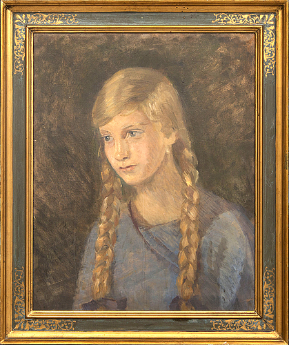 Helga Ancher, an oil on panel. - Bukowskis