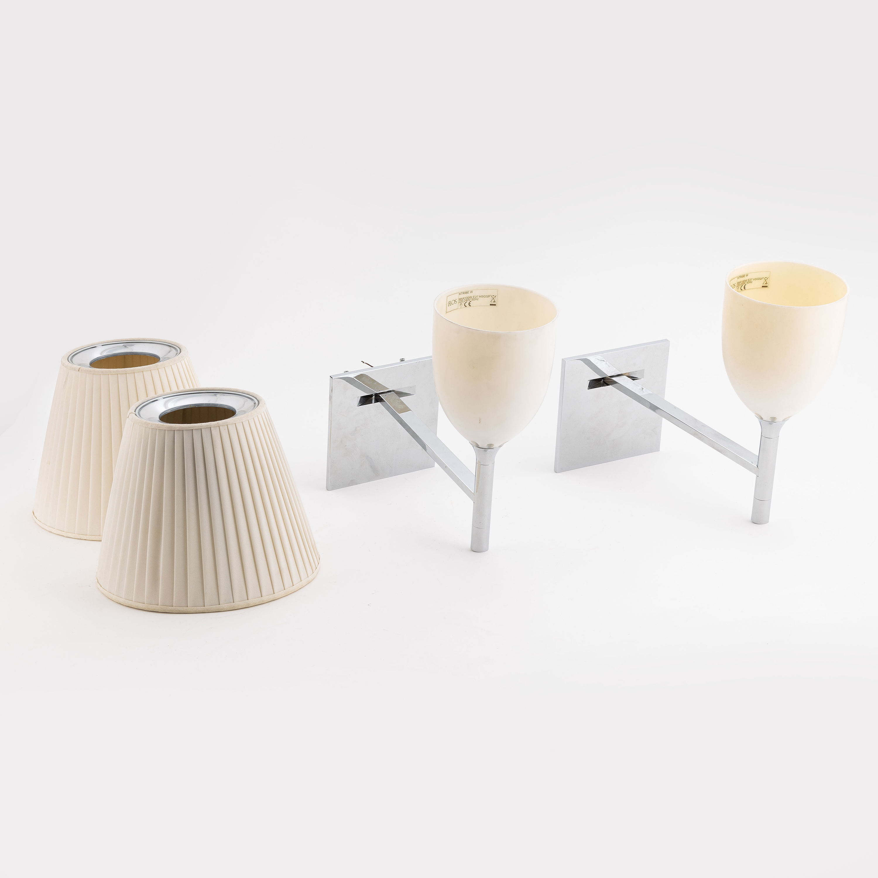 Philippe Starck, vägglampor, ett par, "Ktribe", Flos. - Bukowskis
