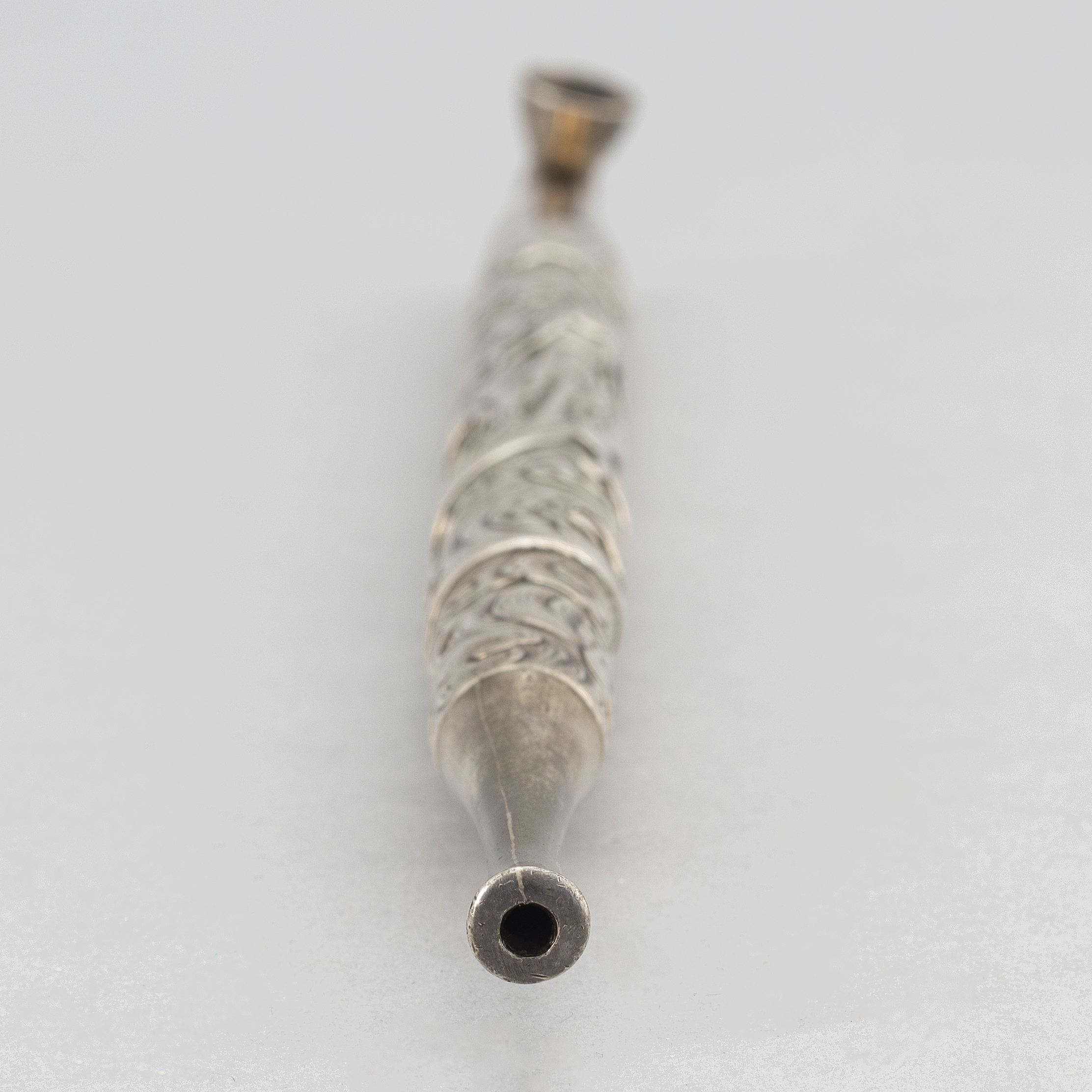A Japanese silver opium pipe, Meiji period (1868-1912). - Bukowskis