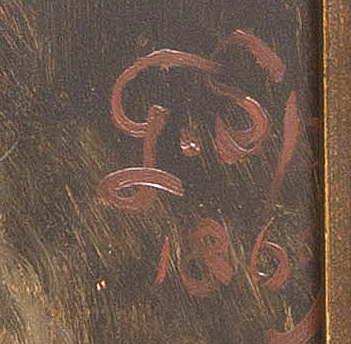 Gustav Adolf Spangenberg, a signed and dated oil on panel. - Bukowskis