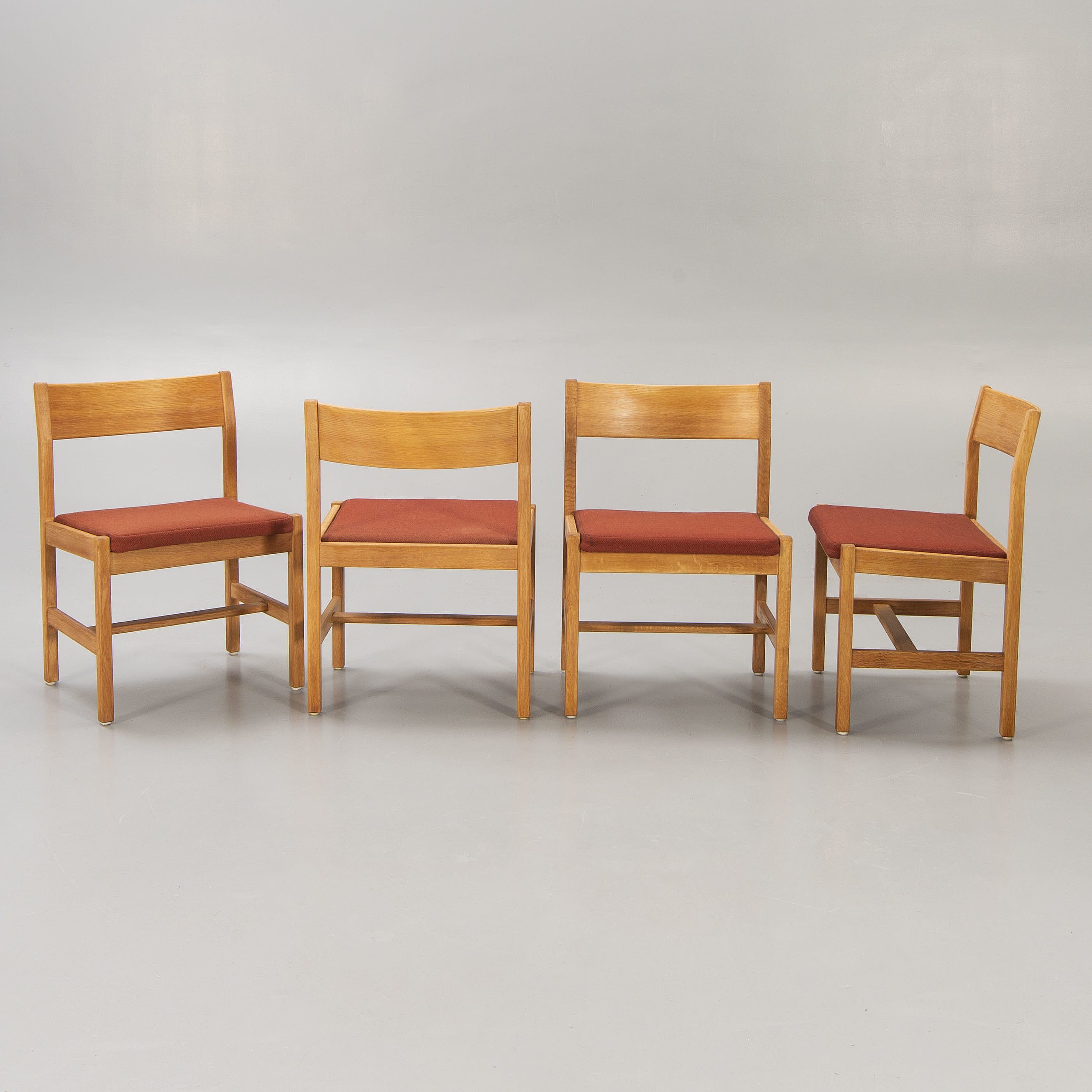 Børge Mogensen, stolar, 4 st, "Shaker", Fredricia stole fabrik, 1960 ...