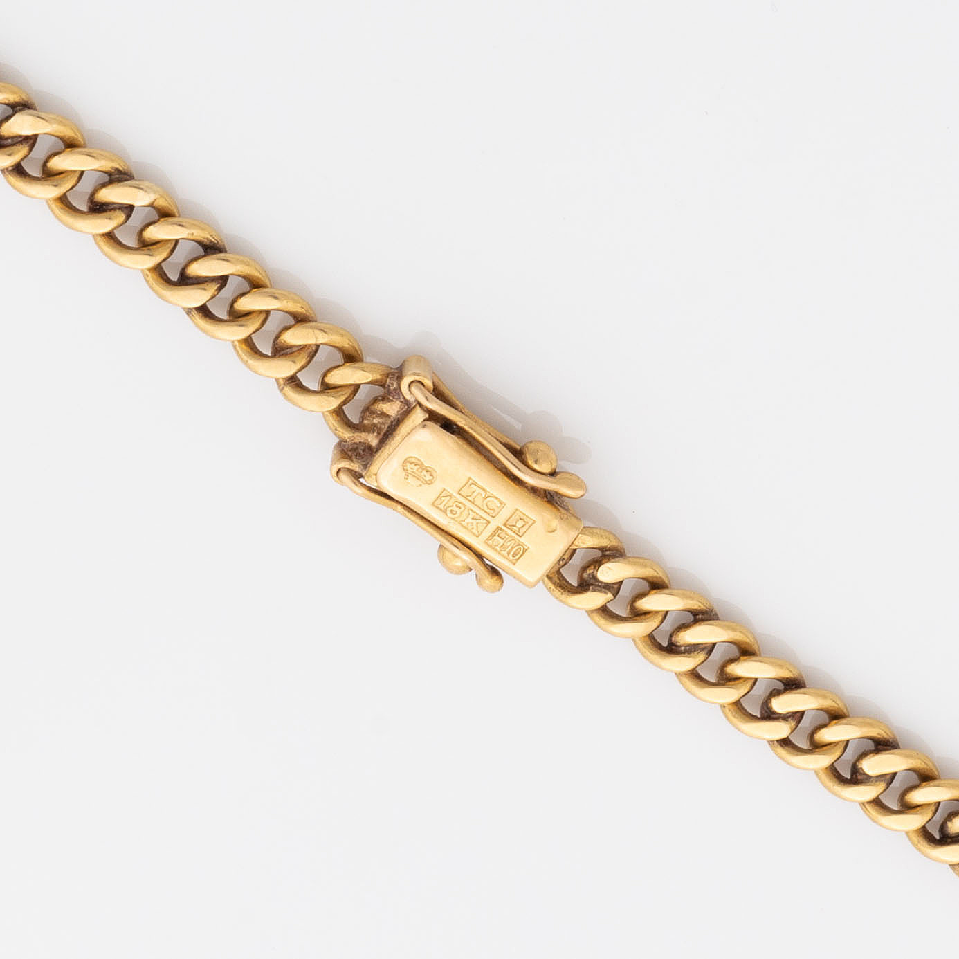 18K gold necklace. - Bukowskis