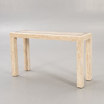 A travertine veneered sideboard later part of the 20th century. - Bukowskis